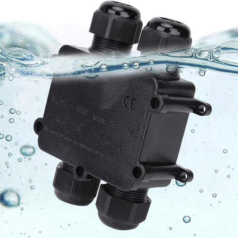 IP68 Wasserdicht Junction Box 4 Weg 234pin 4-14mm ... – Vicedeal