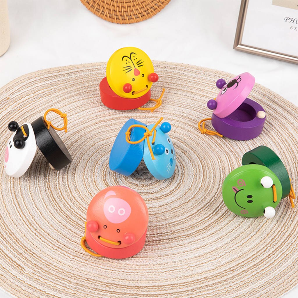Castagnettes d'animaux mignons, 6 pièces, Inst... – Grandado