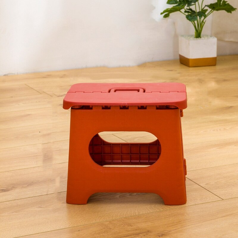 Portable Fold Stool Household Foldable Solid Color... – Grandado