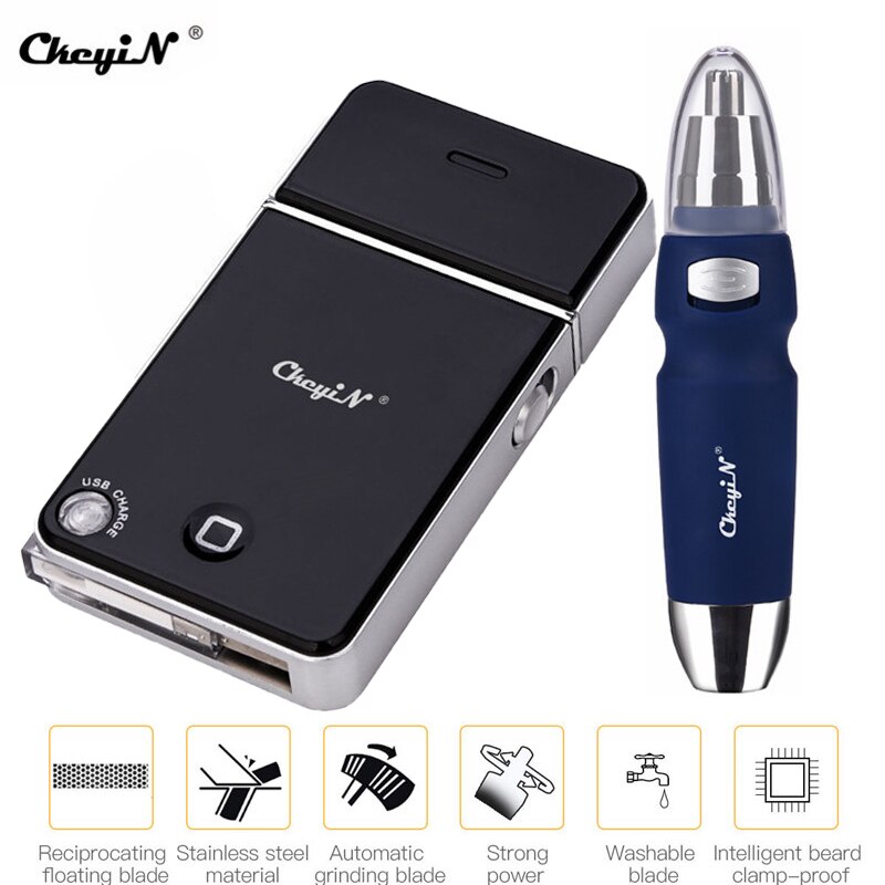 Electric Portable Shaver Nose Ear Hair Trimmer for... – Grandado
