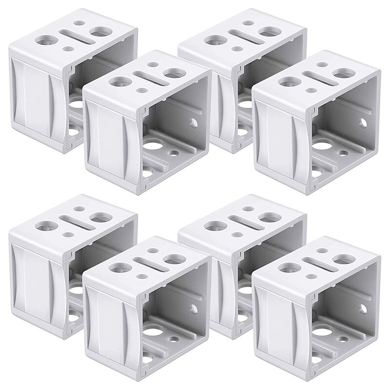 1 Inch Blind Brackets White Profile Box Mounting B... – Grandado