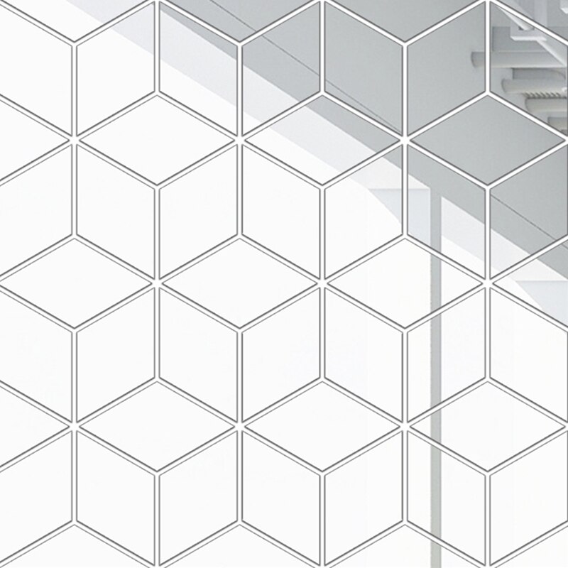 15/28/54Pcs Diamonds Triangles Mirror Wall Sticker... – Grandado