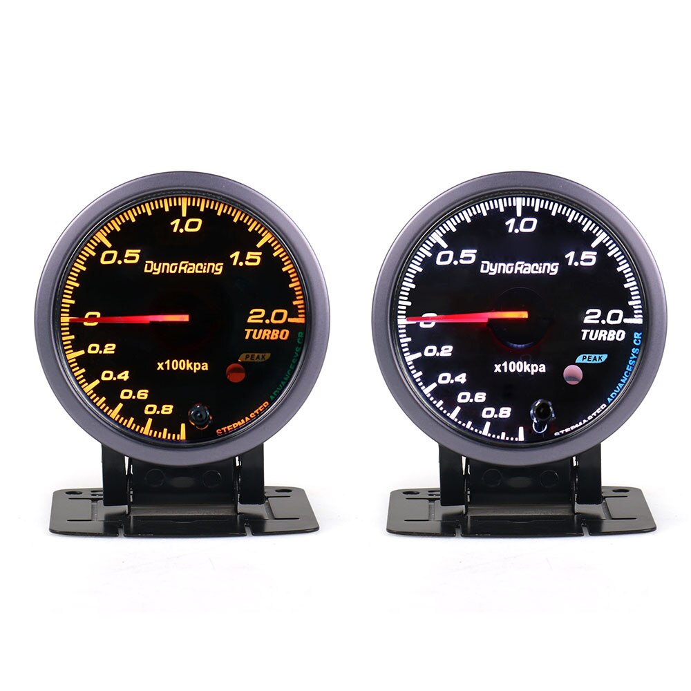 Dynoracing 60 MM Zwart Gezicht turbo boost gauge A... – Grandado