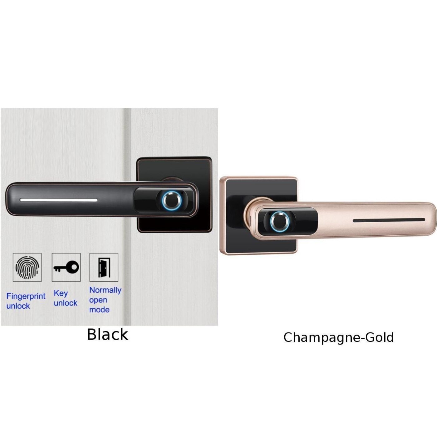Optical Fingerprint Smart Electronic Door Lock Key... – Grandado