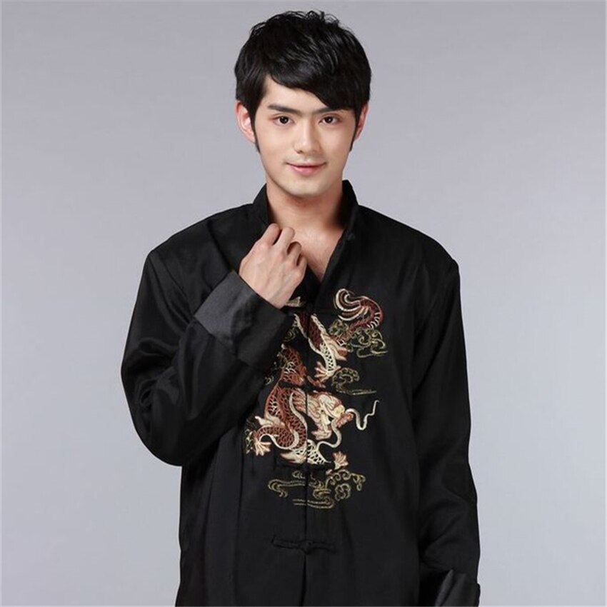 Traditional Chinese Clothing Tang Suit Men Top Lon... – Grandado