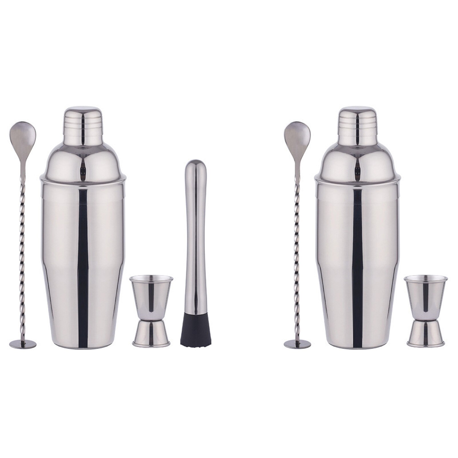 Shaker Set Martini Shaker Set Stainless-steel Cock... – Grandado