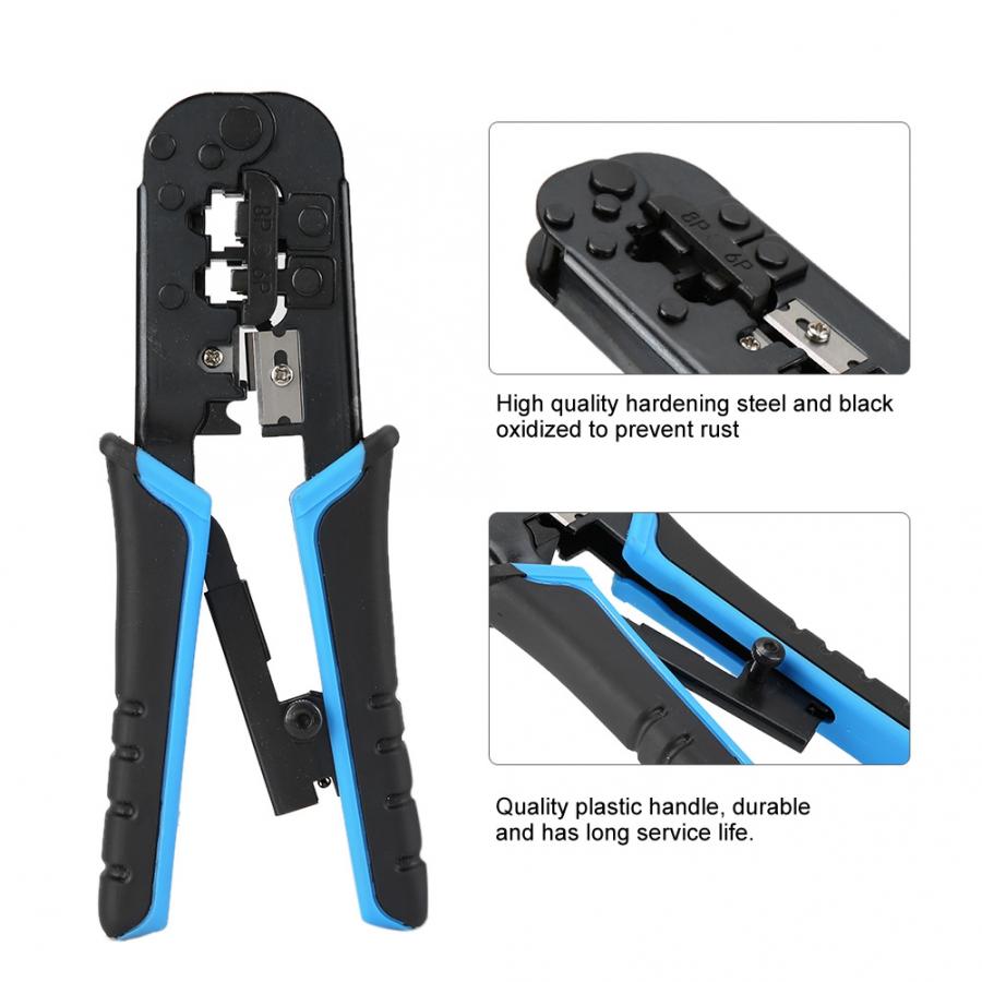 rj45 rj12 rj11 crimper Modular Crimping Stripping ... – Vicedeal
