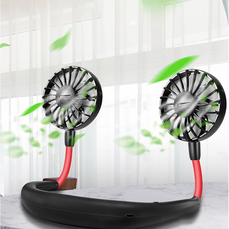 Portable Fan Hands-free Neck Band Hands-Free Hangi... – Grandado