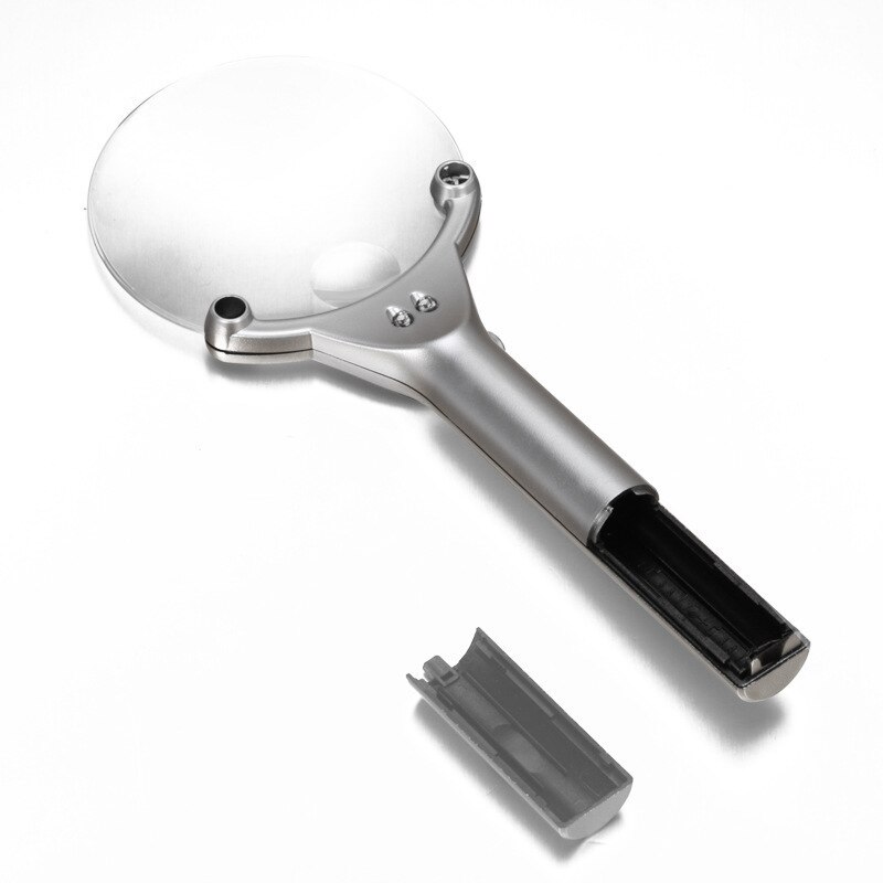 FGHGF Silber Handheld Tragbare Hand Lupe Ohne Gren... – Vicedeal