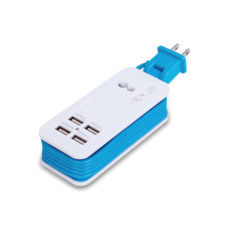 Snel Opladen 4 Poorten Stopcontact Universele USB ... – Grandado