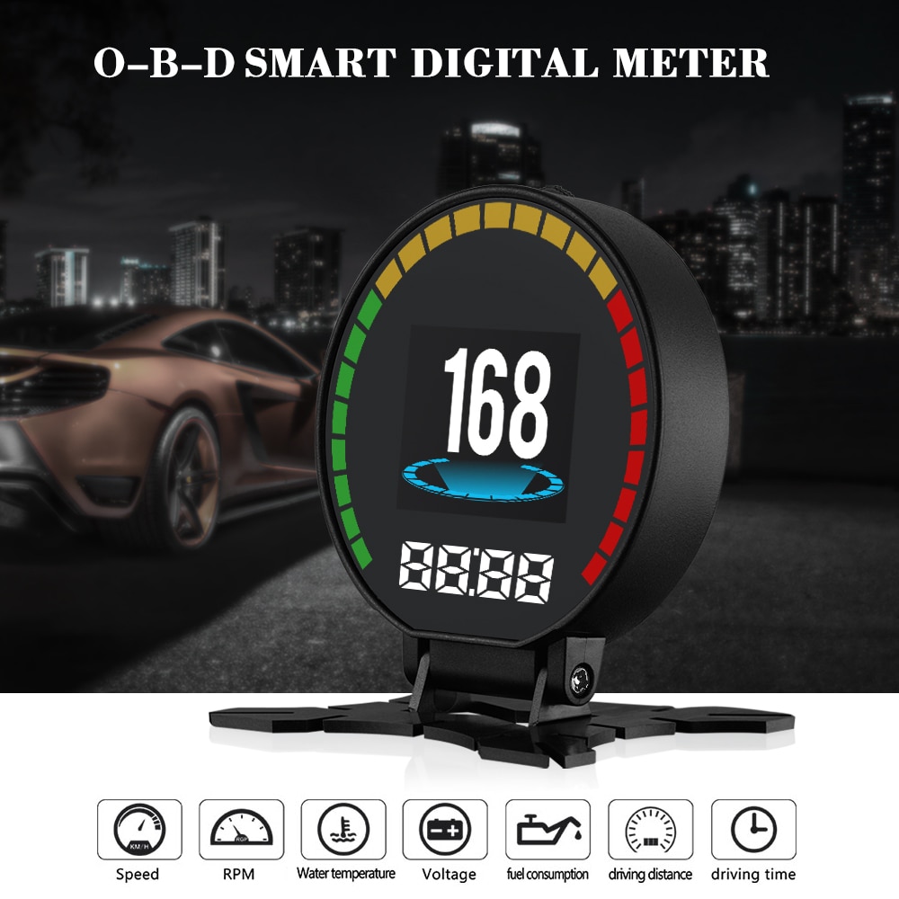 Car Head Up Display Speed Temperature Voltage Sing... – Vicedeal