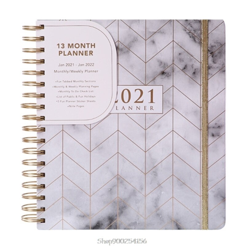 Agenda Planner Organizer B5 Coil Notebook Journal ... – Vicedeal