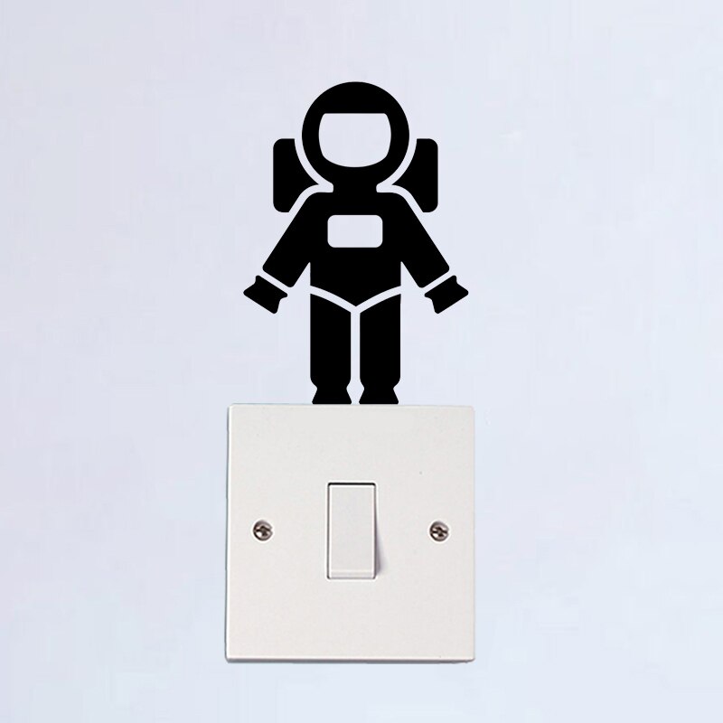 Astronaut Space Man Vinyl Livingroom Wall Sticker ... – Grandado