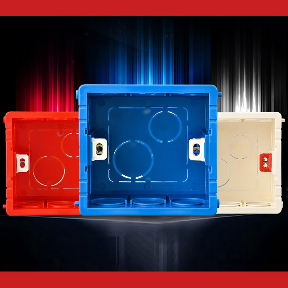 Montage Box mit deckel 86*86mm Wand Schalter und B... – Vicedeal