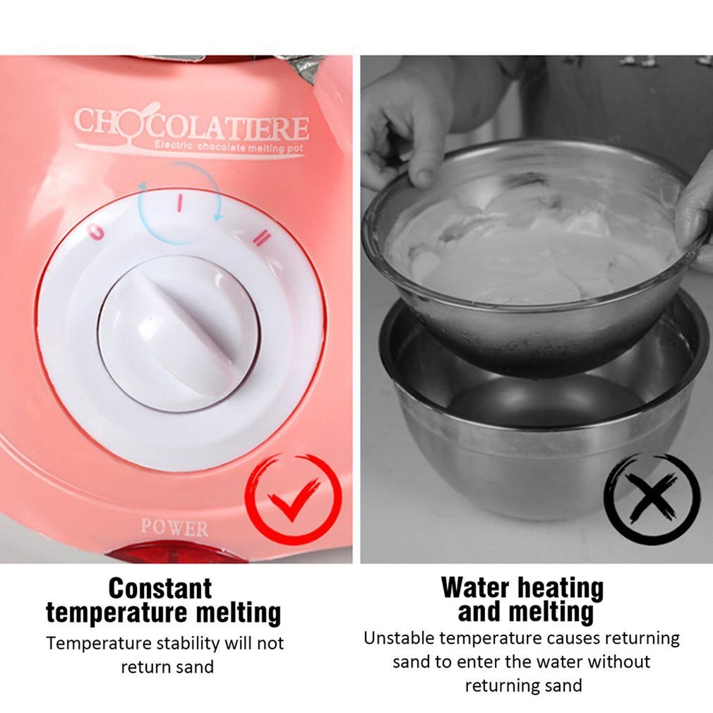 Double Furnace Electric Heating Chocolate Cheese M... – Grandado