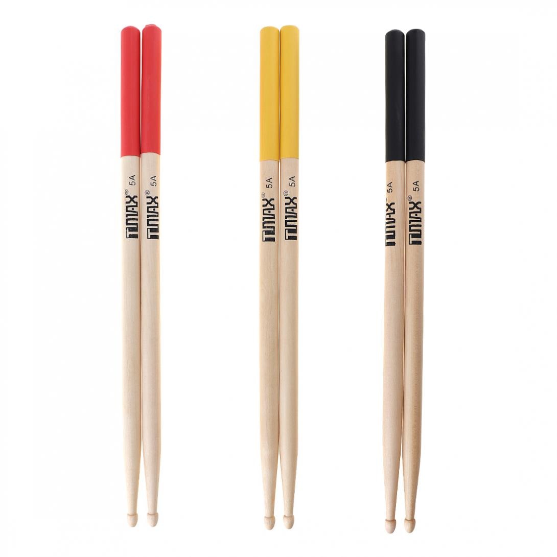 2pcs 5A Maple Drumsticks Wood Drum Sticks Multiple... – Vicedeal