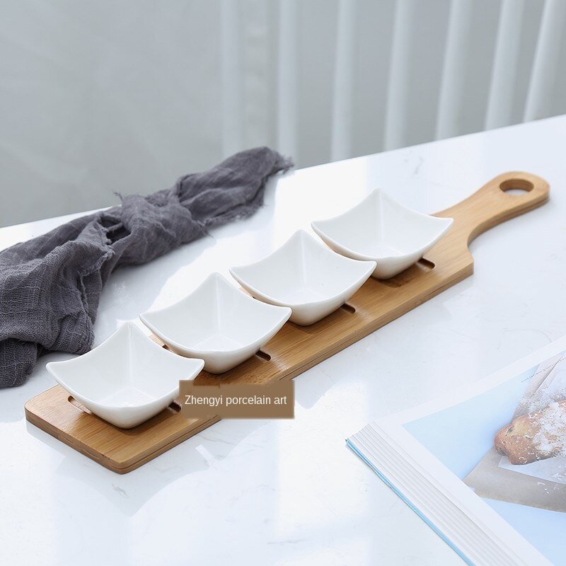 Japanese-style fruit platter tray ceramic cutlery ... – Vicedeal