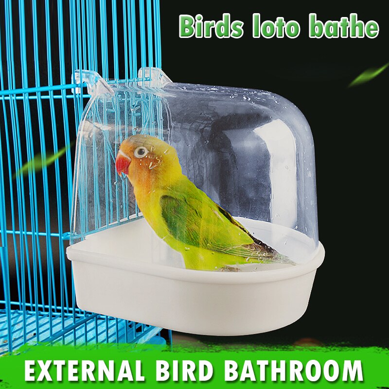 Bird Water Bath Tub For Pet Bird Hanging Bowl Parr... – Vicedeal