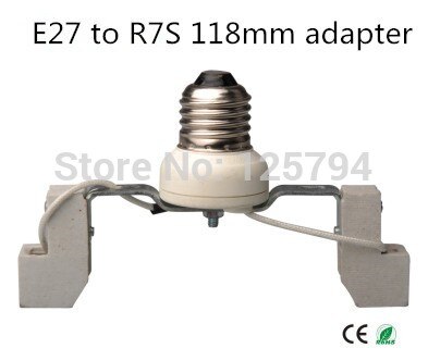 2pcs/lot E27 R7S 118mm conversion lamp holder E27 ... – Grandado