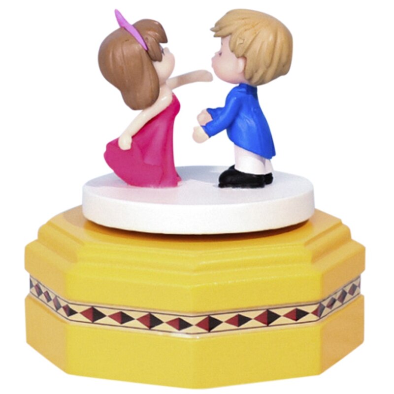 Wooden Music Box Rotating Eight Speaker Small for ... – Grandado