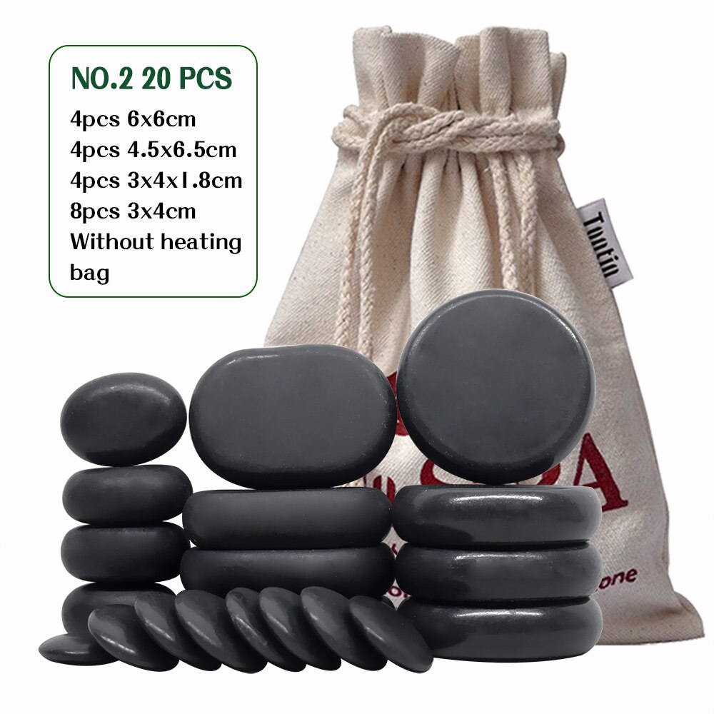 Tontin 20pcs/set Stone Massage Set Heater Box Reli... – Grandado