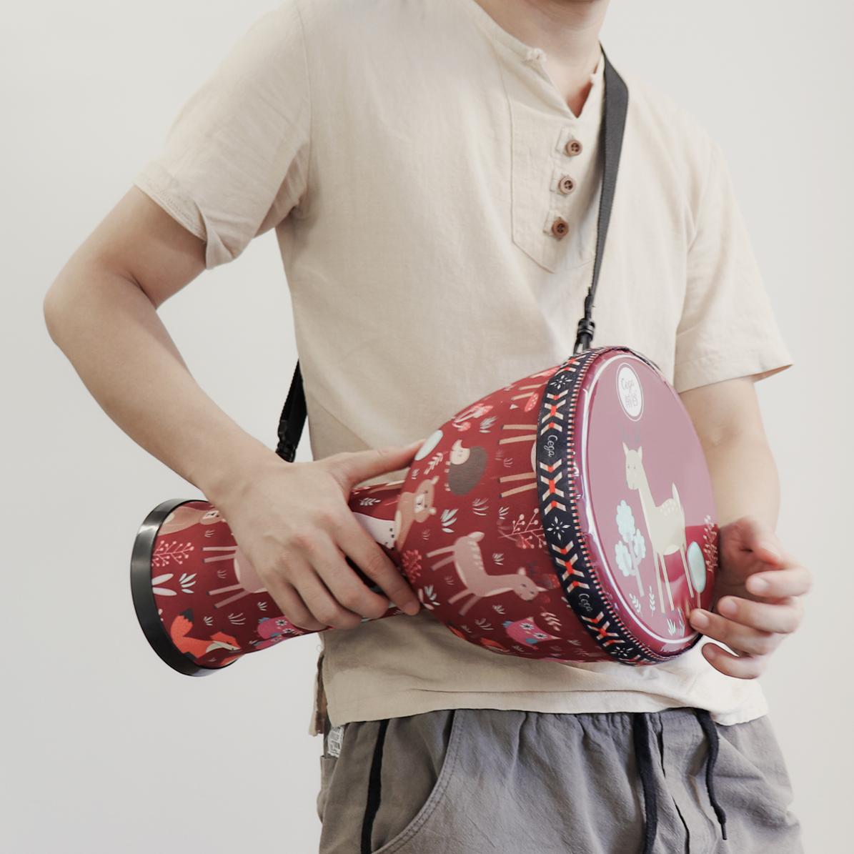 African Djembe Drum 8 Inch Animal Kingdom ABS Barr... – Grandado