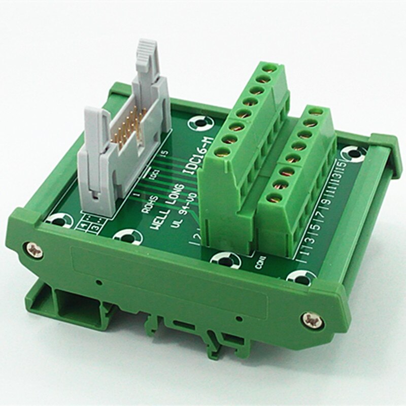 IDC-16 DIN Rail Mounted Interface Module. – Grandado