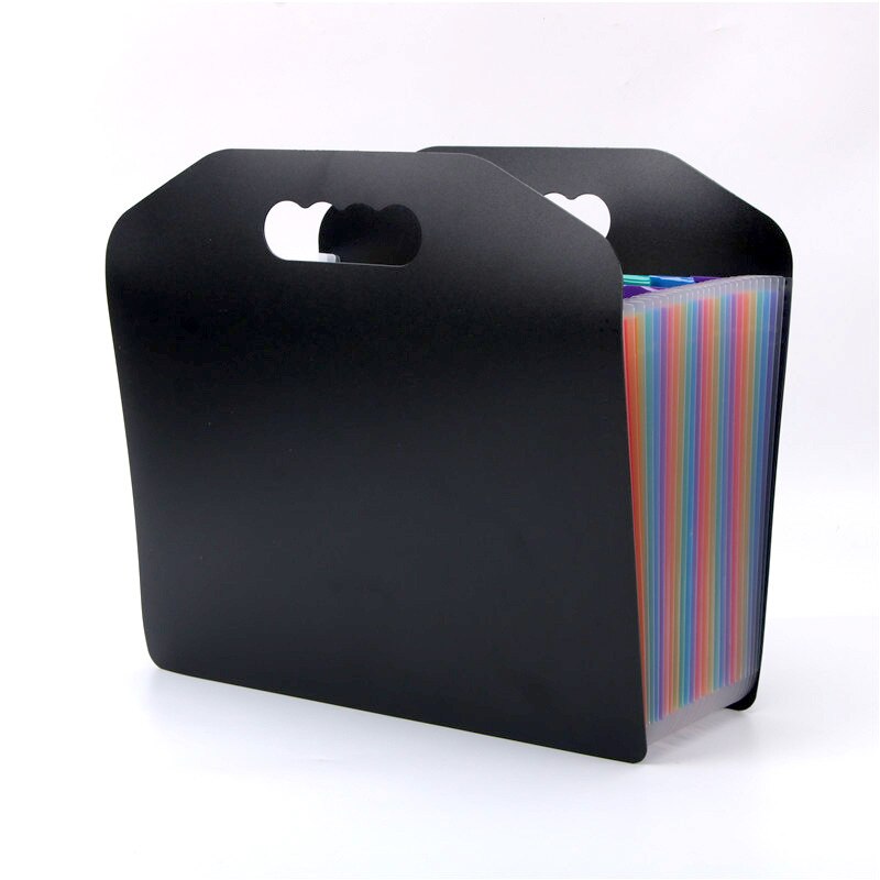 Rainbow File folder A4 24 pockets Large Capacity P... – Vicedeal