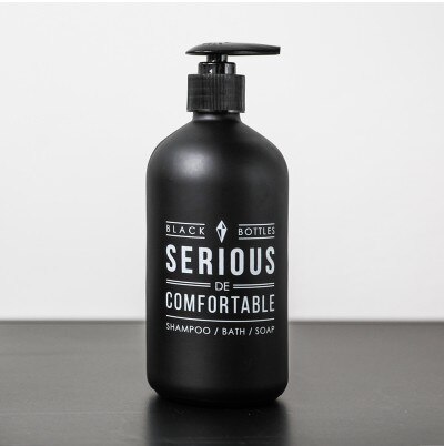 500ml soap dispenser Glass bottle Shampoo Storage ... – Grandado