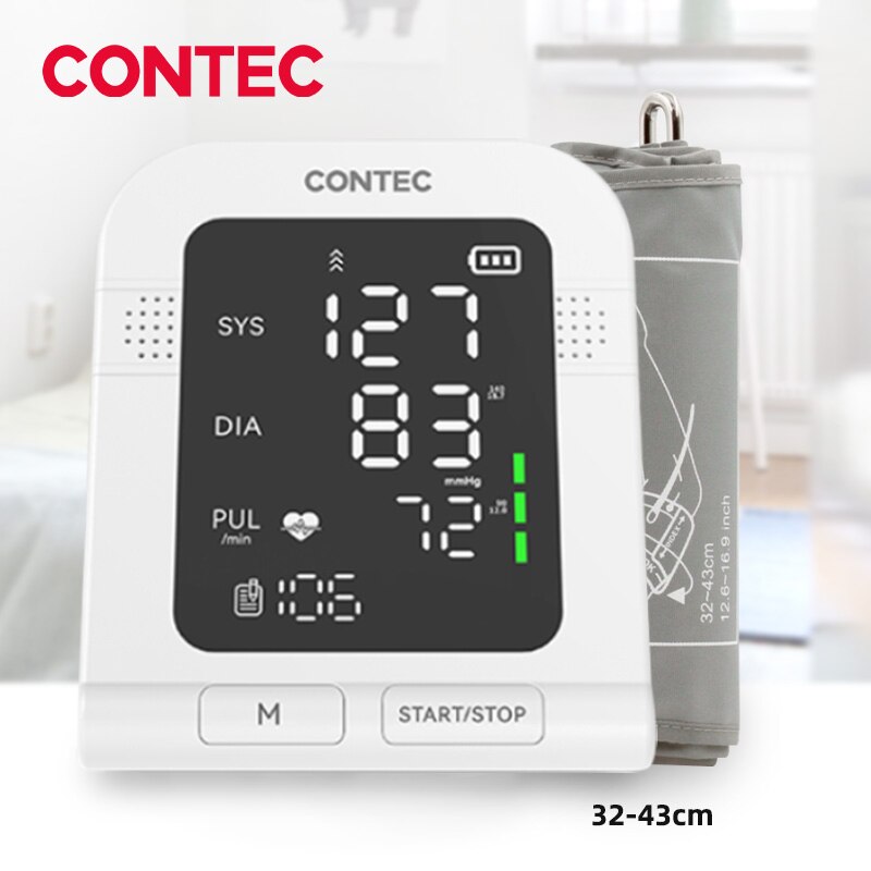 CONTEC Portable Automatic Digital Blood Pressure M... – Grandado