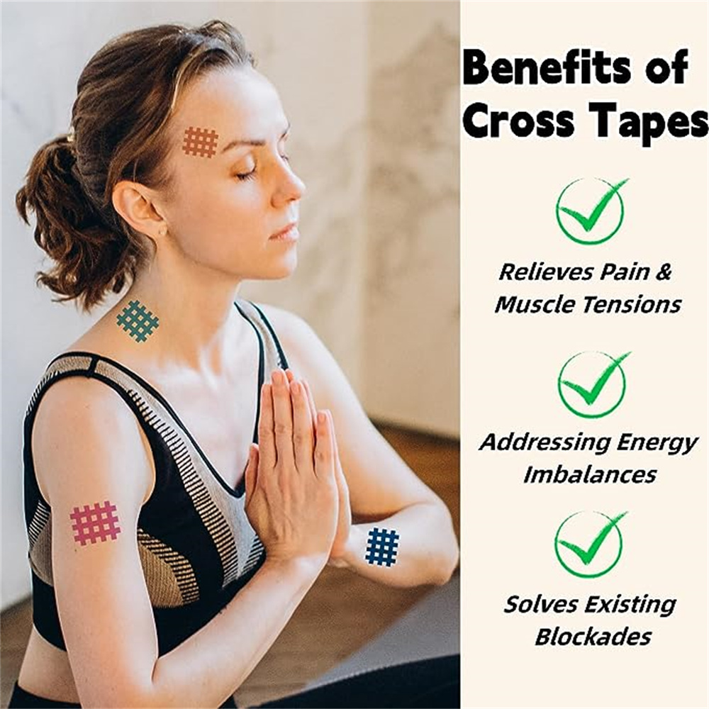 20 Sheets Sports Tape Kinesiology Cross Tape Water... – Vicedeal