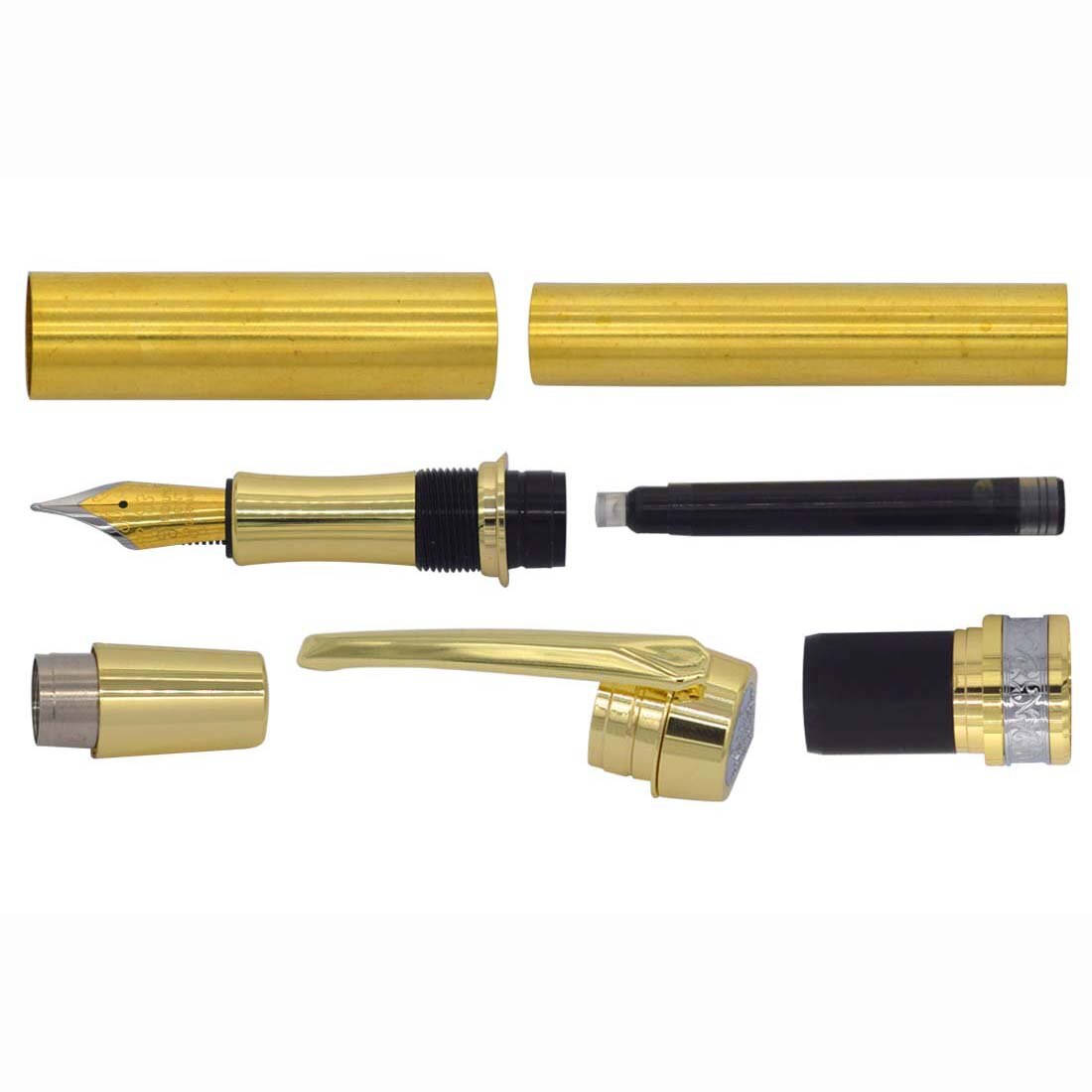 DIY Gold Large Jr Gentleman Fountain Pen Kits RZ-F... – Grandado