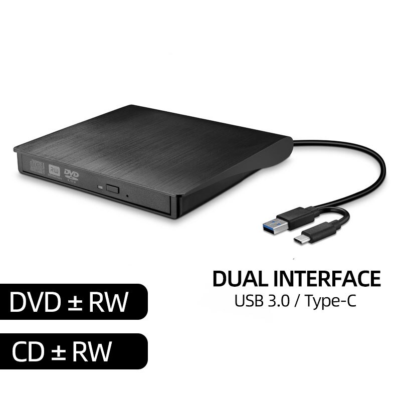 Lector de CD y DVD externo Unidad óptica USB 3,0 D... – Grandado Lector de CD y DVD externo Unidad óptica USB 3,0 D... – Grandado