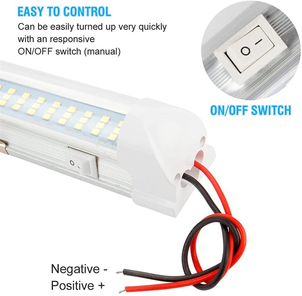 2PCS LED 12v Motorhome LED Ceiling Light Van RV Ca... – Grandado