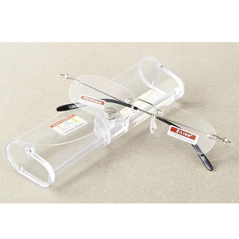 Square Rimelss Reading Glasses Flexible Presbyopic... – Vicedeal