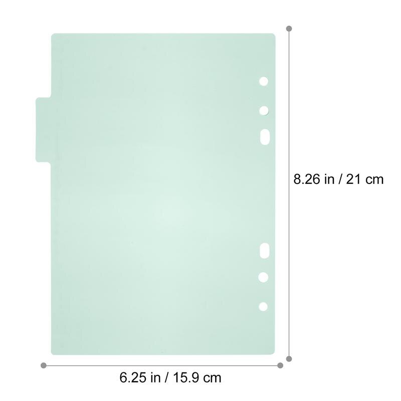 10pcs A5 Binder Dividers Labels Insertable Multico... – Grandado