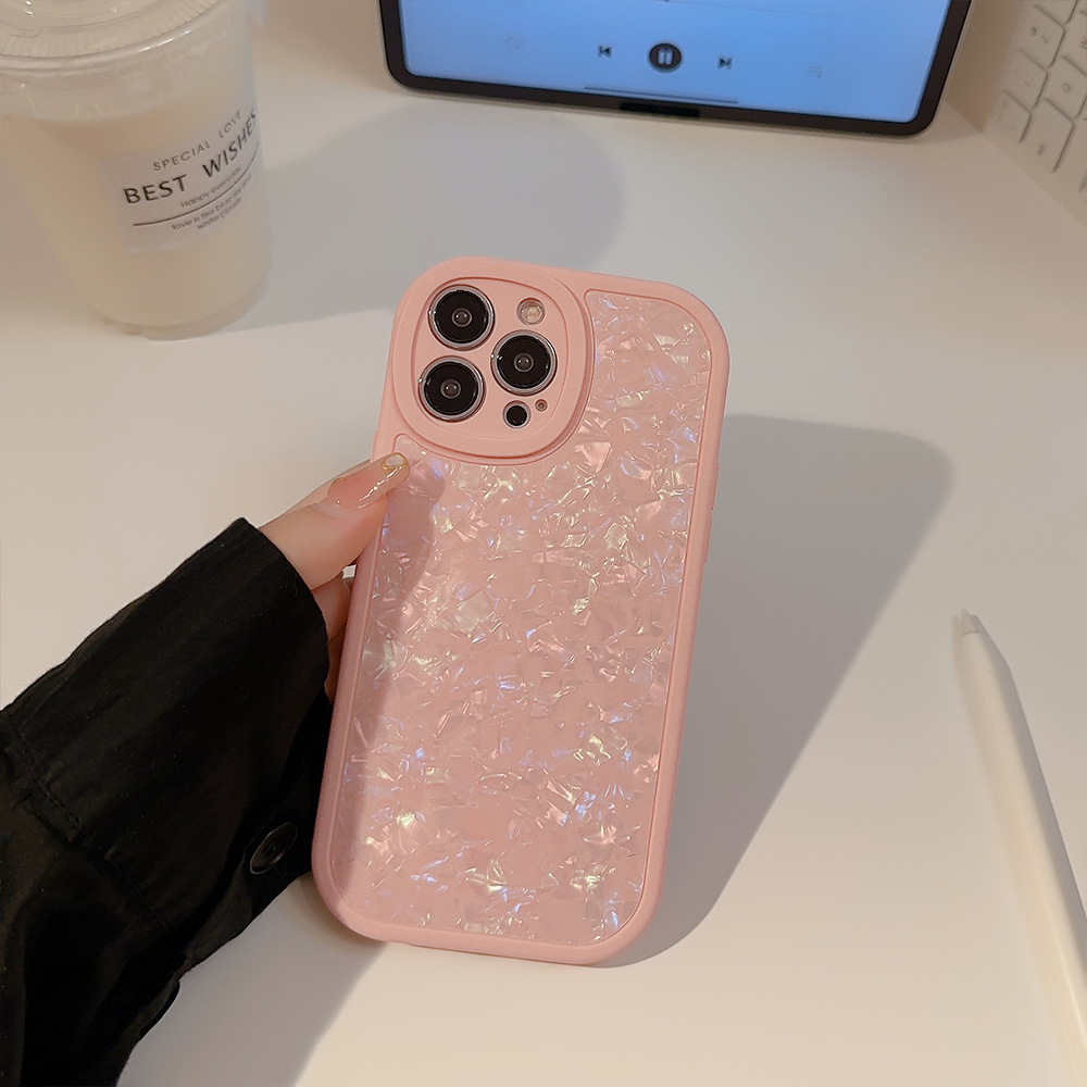 Glitter Shell Pattern Flow Light Phone Case for iP... – Grandado