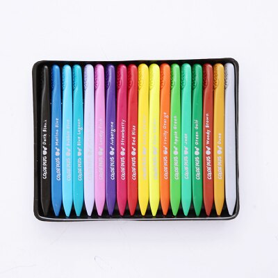 Double-end Wax Crayons Set 12/18/24/36 Colors Non ... – Grandado