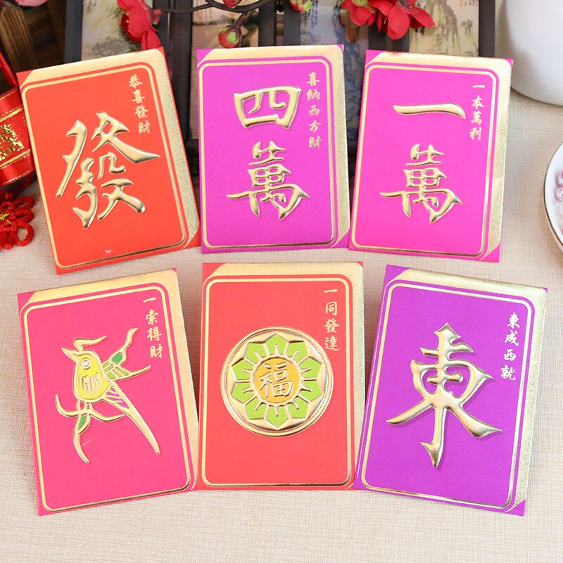 Mahjong Chinese Ox Jaar Rode Packet 30 Pcs – Vicedeal