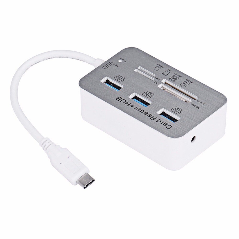 USB 2.0 USB 3.0 USB 3.1 USB C Type C 3-Port Hub wi... – Vicedeal