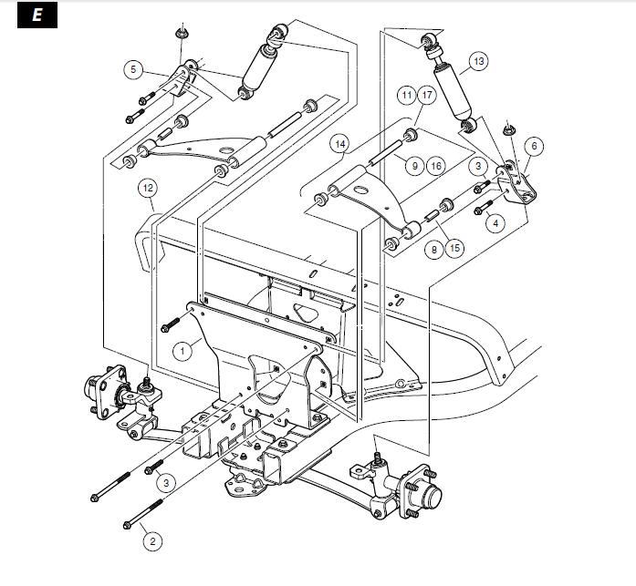 Control Arm Delta A-Plate for Club Car Precedent G... – Grandado