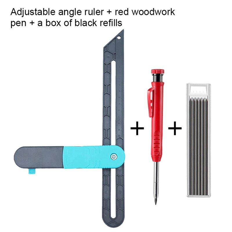 Adjustable Angle Ruler With Lock,Fast Marking Wood... – Vicedeal