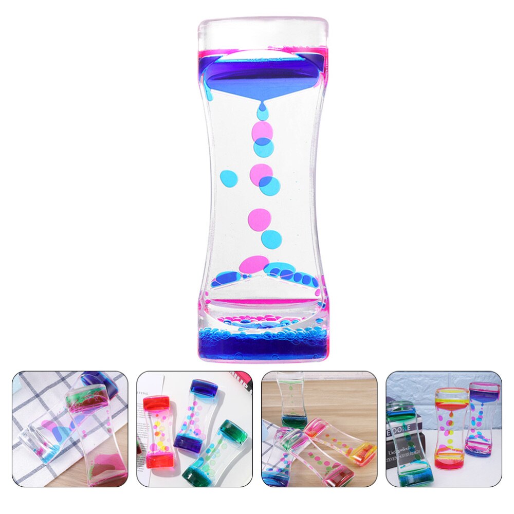 Bubble Hourglass Action Liquid Timer Desk Decor Ar... – Grandado