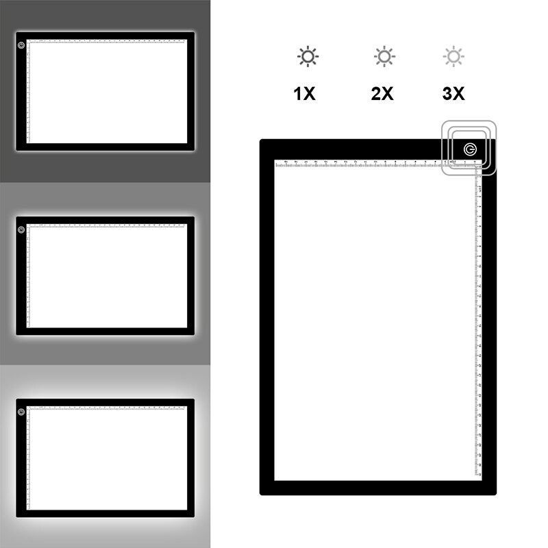 1 SET A4 Learn digital device A4 size light up inn... – Vicedeal