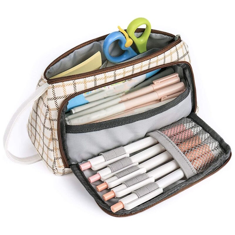 -ANGOO Pencil Case Big Capacity Pencil Pen Pouch w... – Grandado