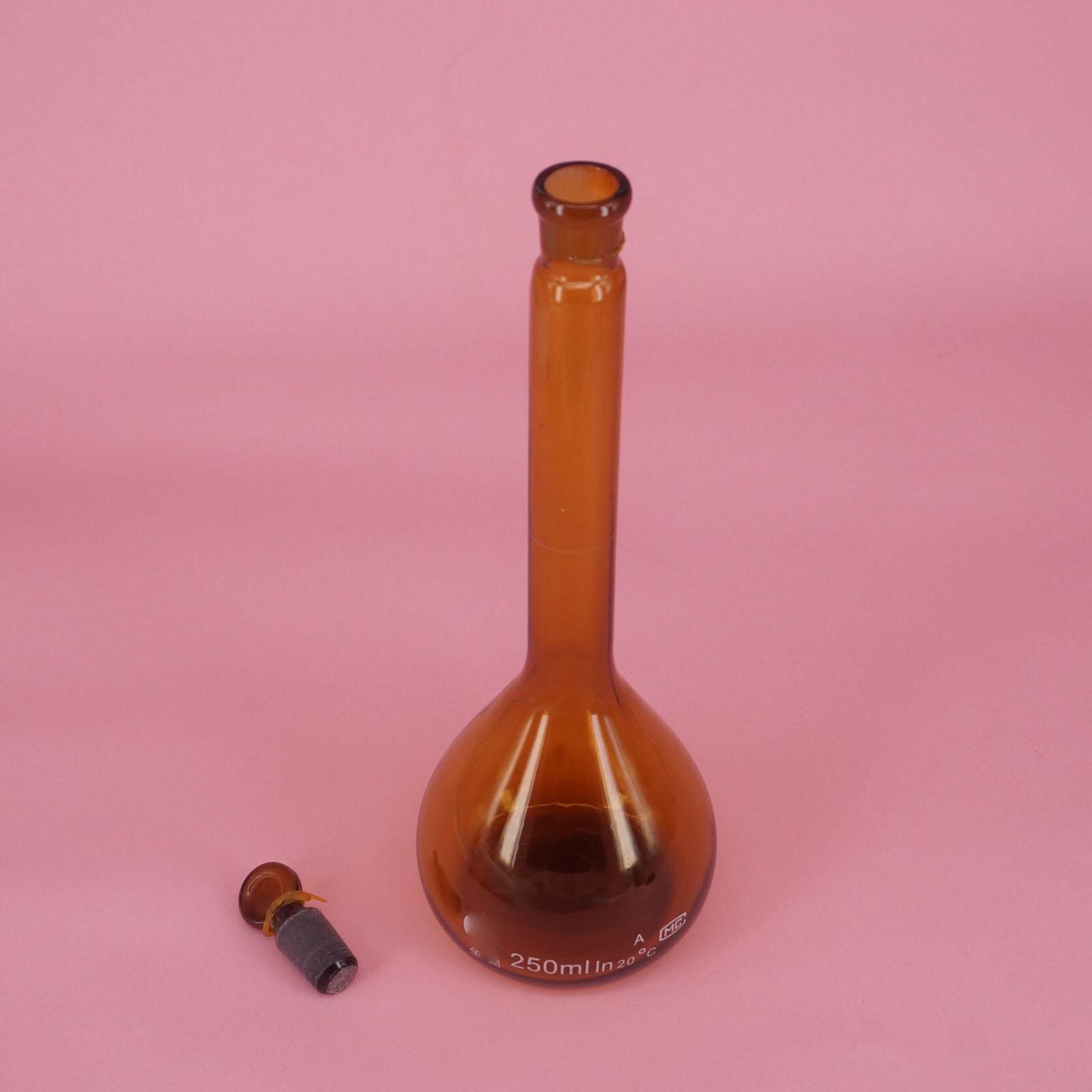 250ML Lab Brown Volumetric Flask Class A G3.3 Boro... – Grandado