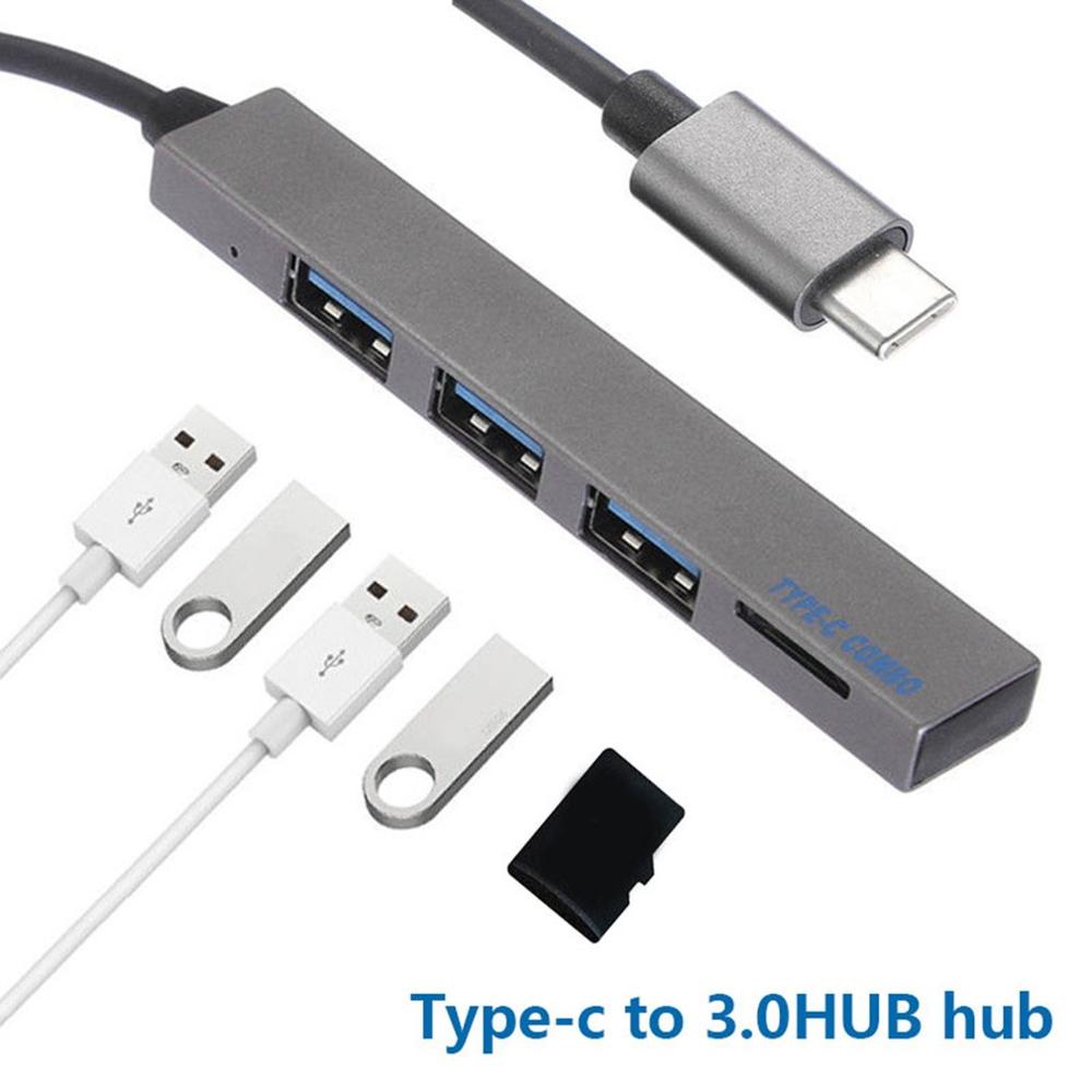 4 In 1 Usb 3.1 Type-C Hub Usb 3.0 Magnesium Legeri... – Grandado