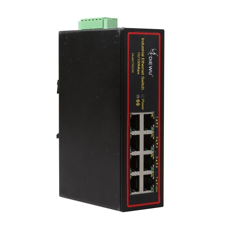 8 Ports 10/100M Industrial Ethernet Enhance Switch... – Vicedeal