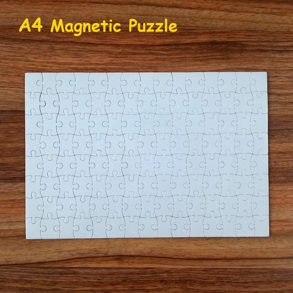 A4 Magnetic Puzzle Sublimation Blank Puzzle 10 pcs... – Grandado