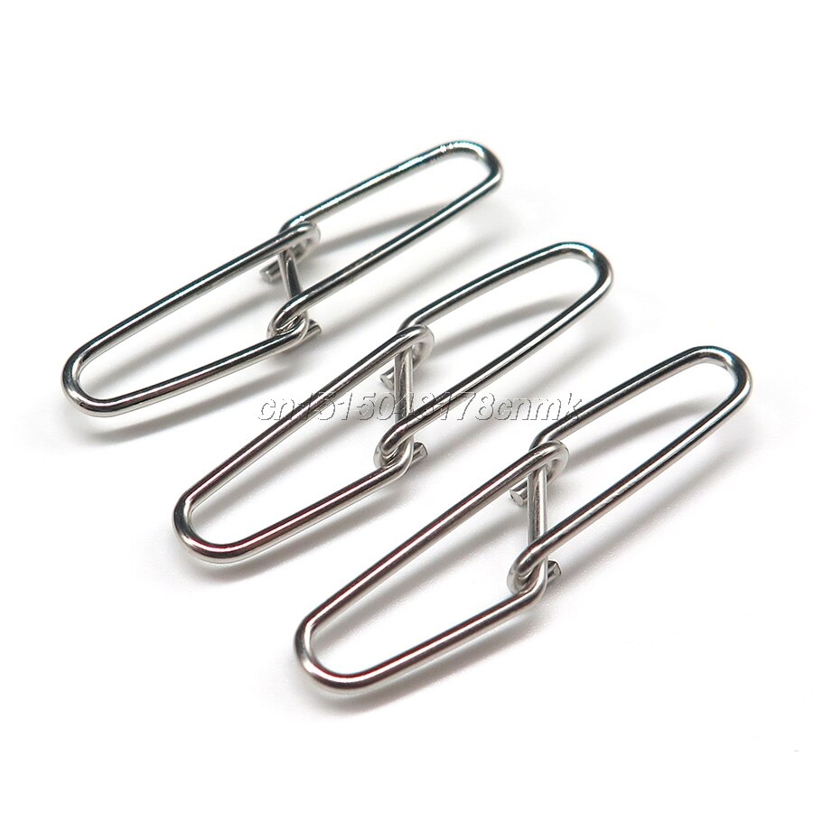 100pcs/lot double lock Fishing snaps barrel Swivel... – Grandado